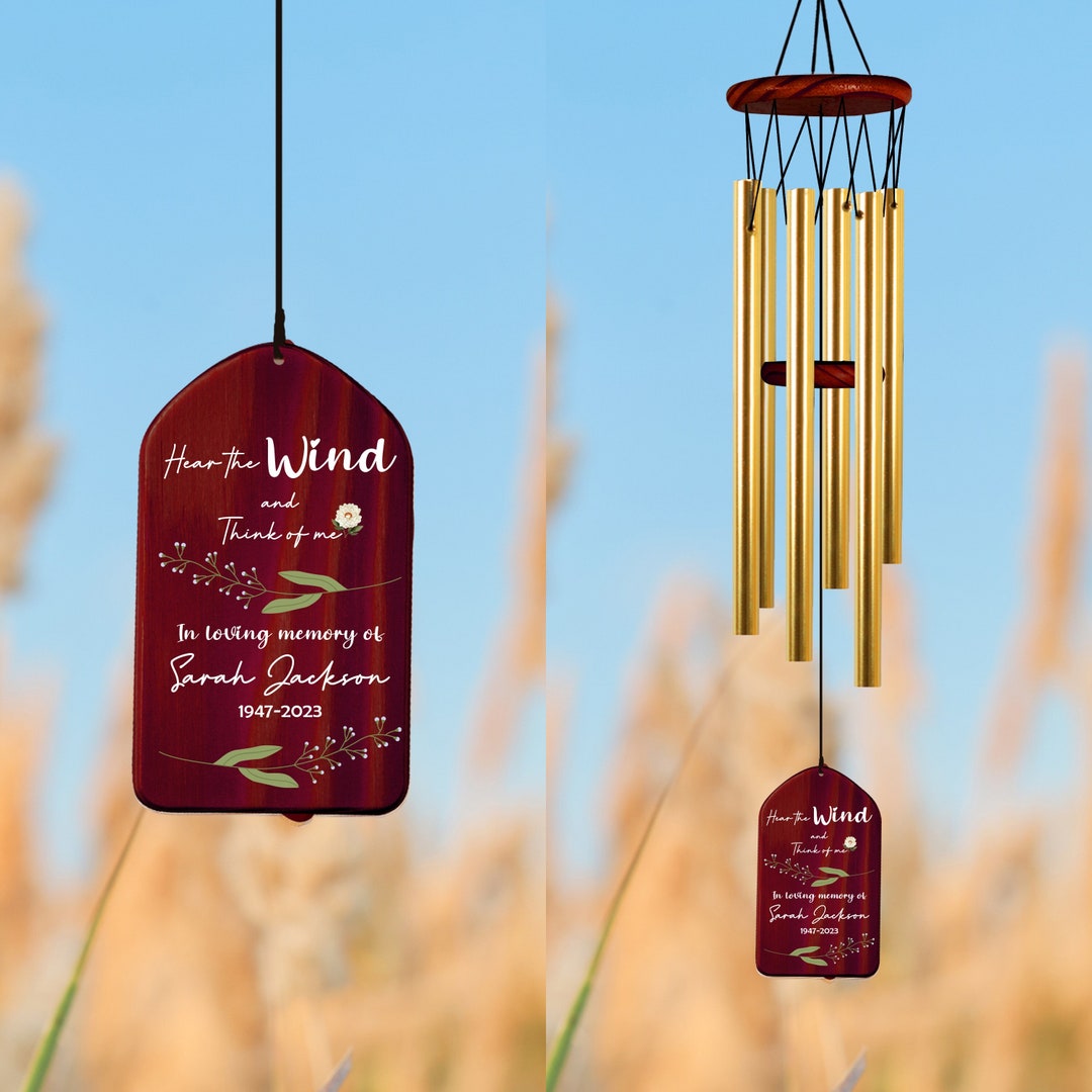 In Loving Memory Wind Chime, Sympathy, Memorial Wind Chime, Remembrance ...