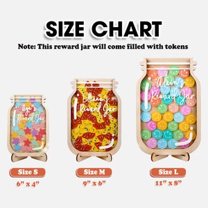 Smiley Face Reward Jar, Personalised Gift for Teacher, Colorful ...