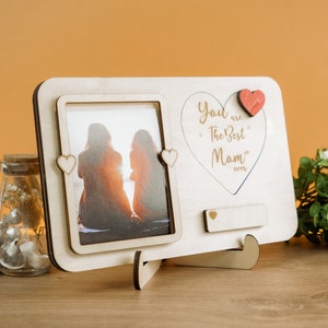 Best Mom Ever Picture Frame, Custom Picture Frame, Picture Frame ...