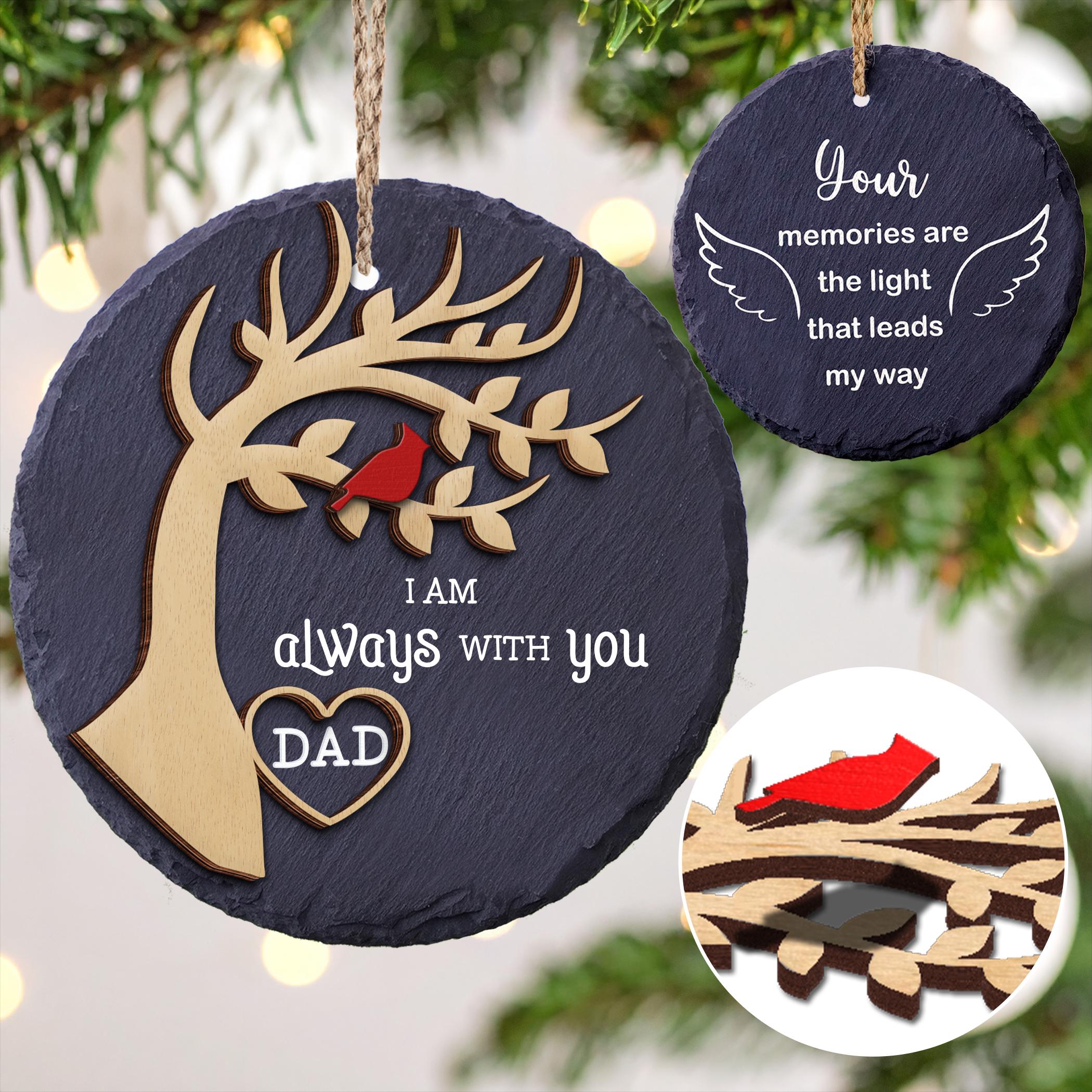 Dad Memorial Sympathy Stone,loss of Dad Remembrance,christmas Dad ...