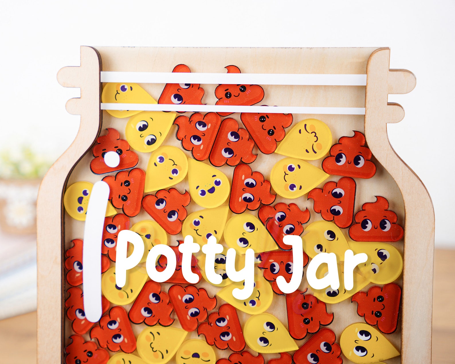 Potty Jar, Kids Toilet Reward, Poo Tokens, Potty Training, Reward Jar ...