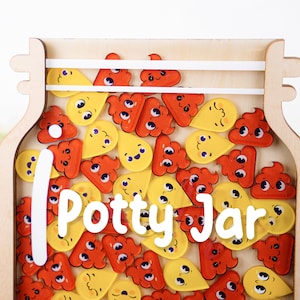 Potty Jar, Kids Toilet Reward, Poo Tokens, Potty Training, Reward Jar ...