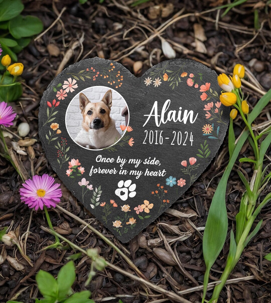 Personalized Pet Memorial Stone,pet Loss Gift,dog Memorial,cat Memorial ...
