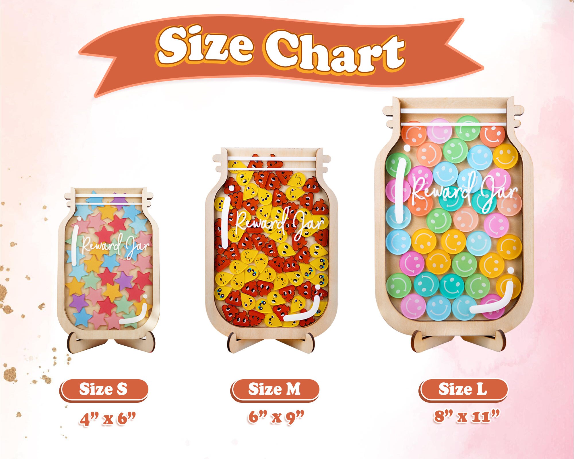 Classroom Reward Jar Magnetic 39-Piece Star Reward Jar With Magnetic ...