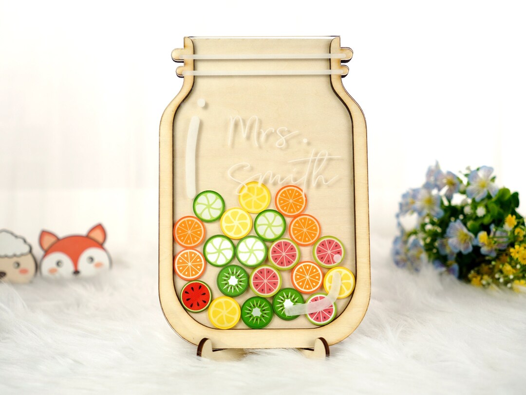 Fruit Tokens Reward Jar Positive Behavior Classroom Management Tools ...