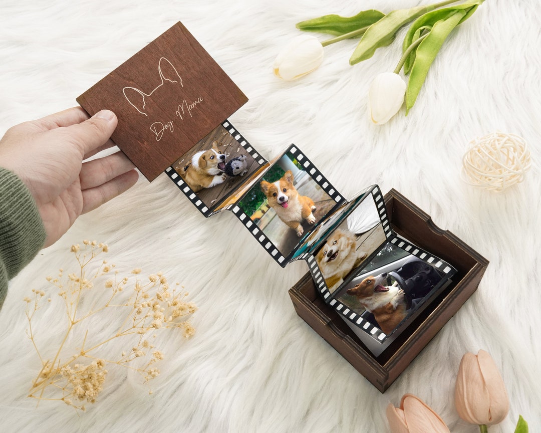Customized Pull Out Photo Album, Pet Memorial Photo Box, Pet Lover Gift ...