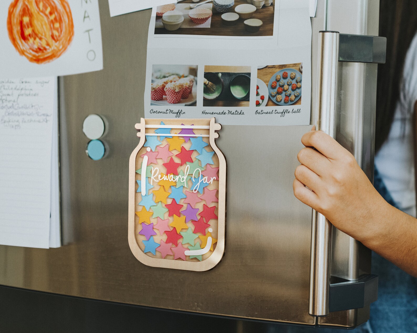 Smiley Face Reward Jar, Personalised Gift for Teacher, Colorful ...
