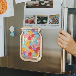 Smiley Face Reward Jar, Personalised Gift for Teacher, Colorful ...