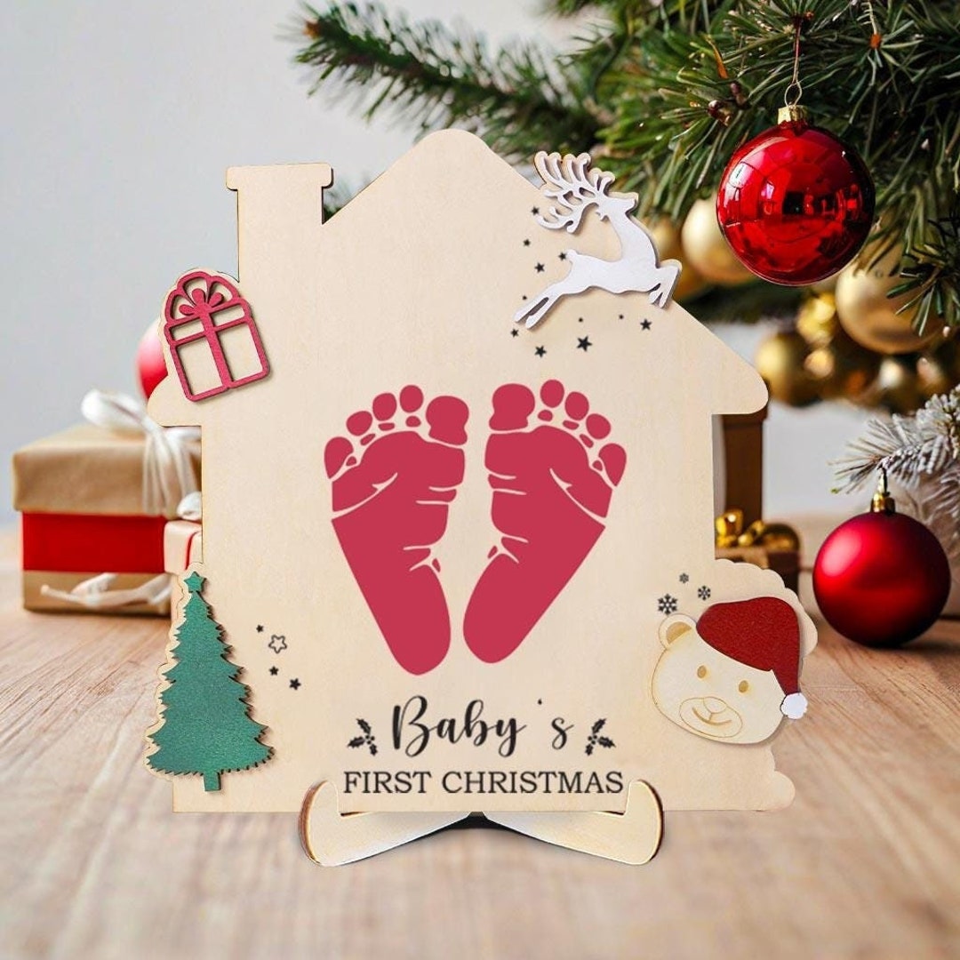 Baby's First Christmas Craft My First Christmas Activity Baby, Baby ...