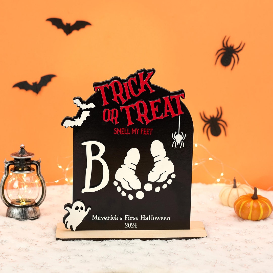 DIY Baby Bum Keepsake From Newborn & Baby, Baby Halloween Crafts, First ...