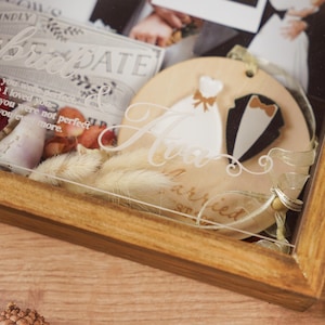 Personalize Weddings Shadow Box, Custom Couple Names and Date Weeding ...