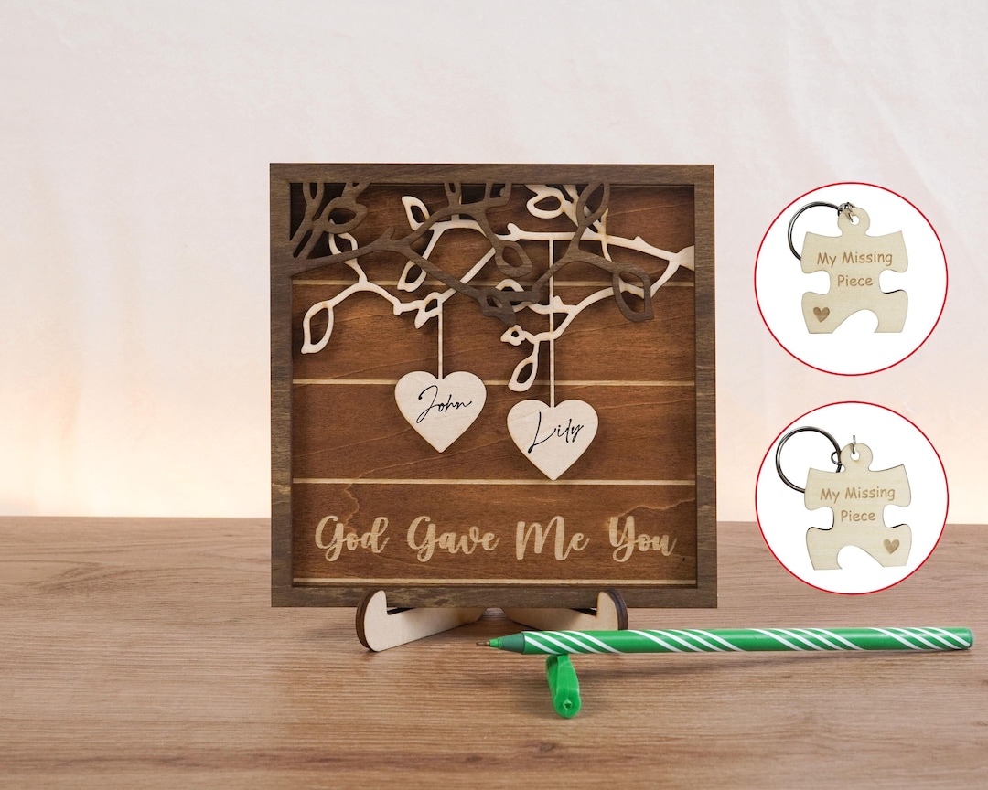 Personalized Wooden Sign, Couples Custom Wood Sign, Anniversary Gift ...