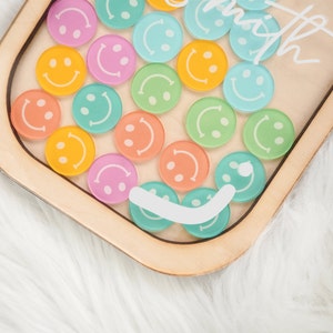 Smiley Face Reward Jar, Personalised Gift for Teacher, Colorful ...