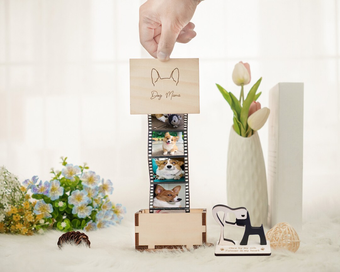 Pet Memorial Photo Box, Pull Out Photo Album, Custom Album Box, Memory ...