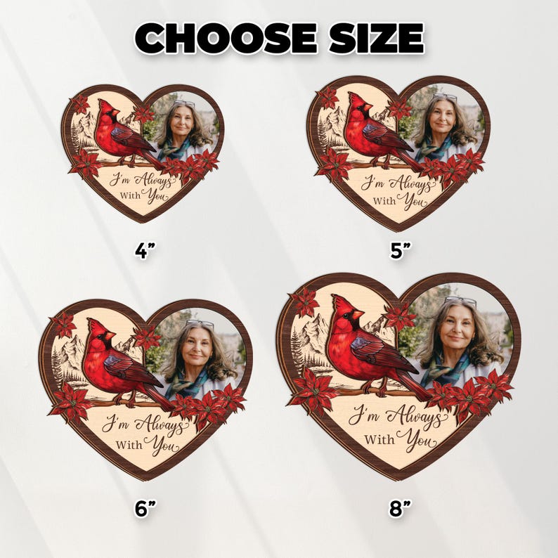 Custom Photo Car Visor Clip, Memorial I Am Always With You Visor Clip ...