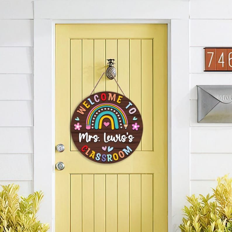 Teacher Doorsign, Back to School Gift, Teacher Appreciation, Teacher ...