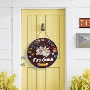 Teacher Doorsign, Back to School Gift, Teacher Appreciation, Teacher ...