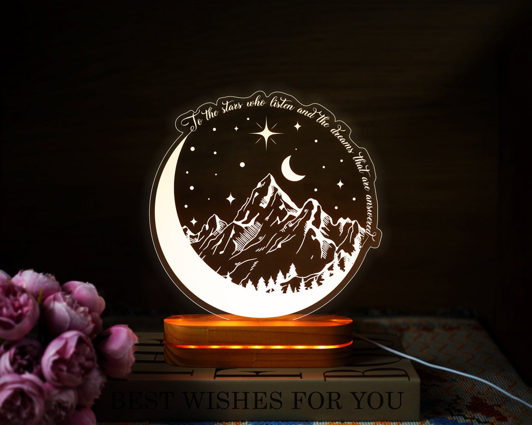 To the Stars Who Listen Night Light, Night Court Inspired, Velaris Lamp ...