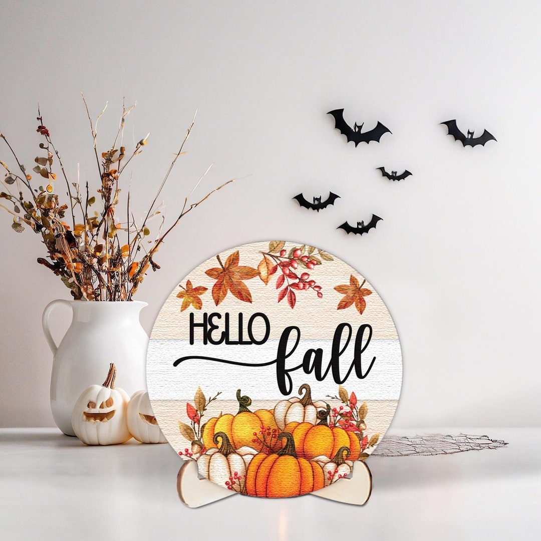 Fall Wooden Sign, Fall Decorations for Home, Indoor Love Autumn ...