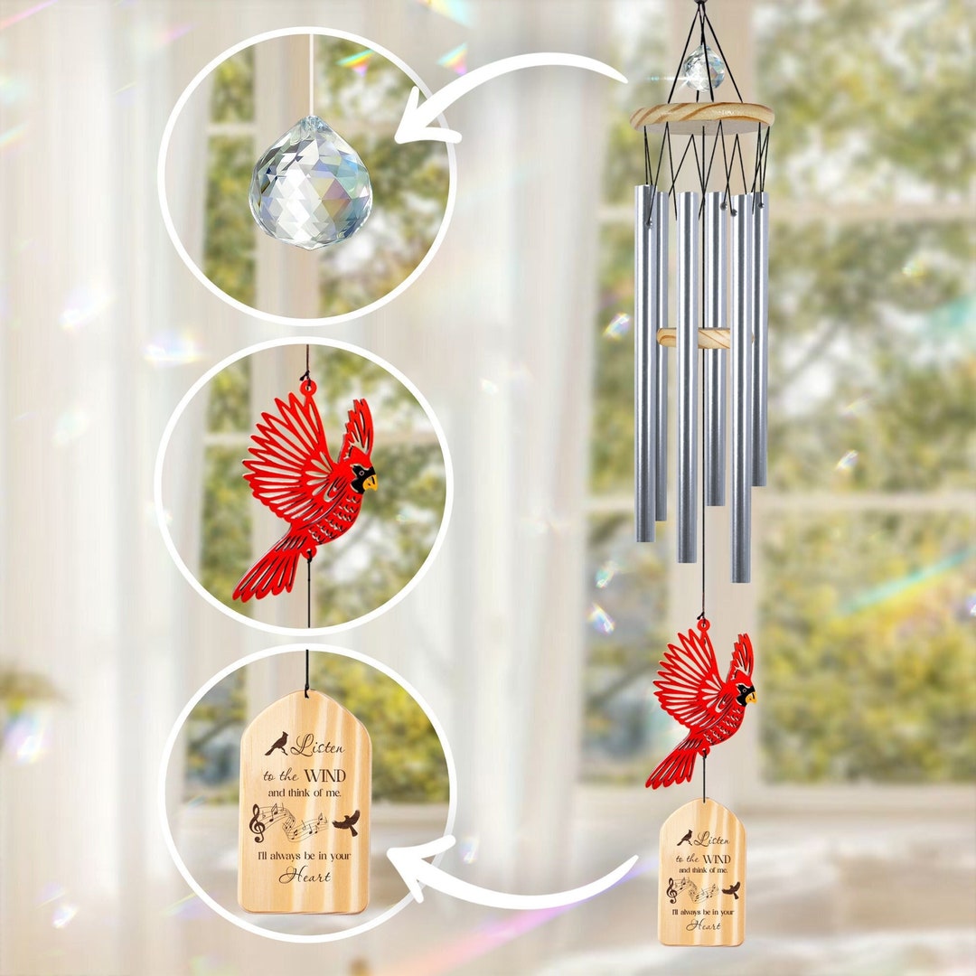 Listen to the Wind Custom Memorial Wind Chimes, Engraved Wind Chimes ...
