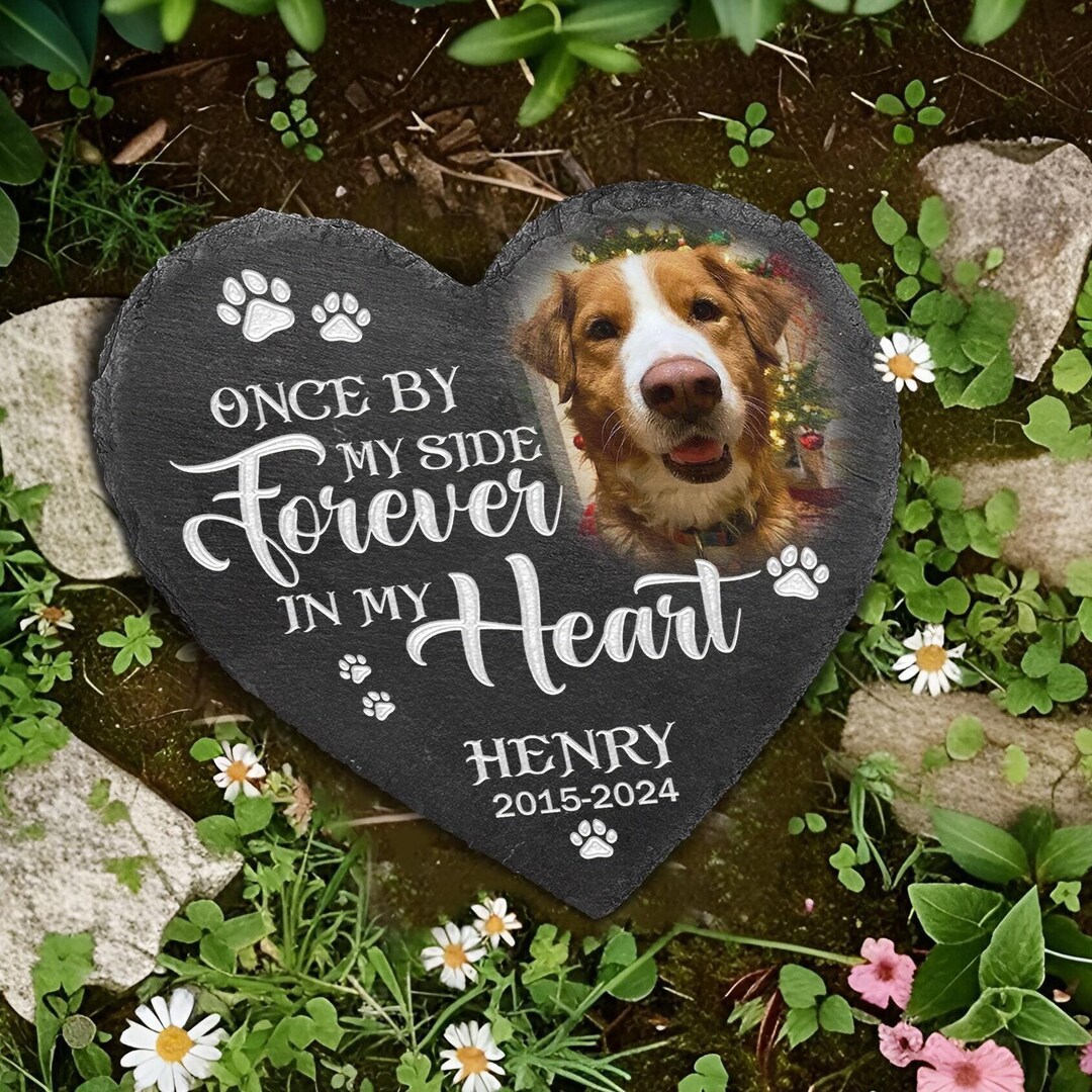 Custom Pet Memorial Stone,pet Memorial Gift,dog Cat Memorial Headstone ...