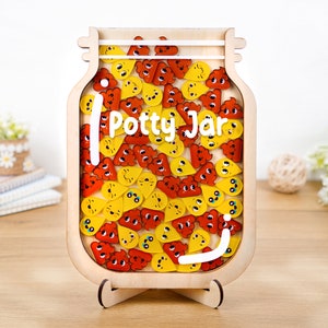 Potty Jar, Kids Toilet Reward, Poo Tokens, Potty Training, Reward Jar ...
