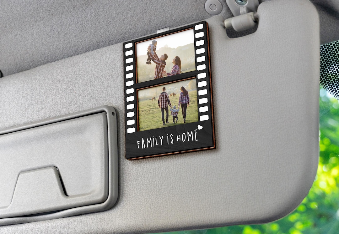 Personalized Car Photo Visor Clip, Gift for Dad, Gift for Mom ...