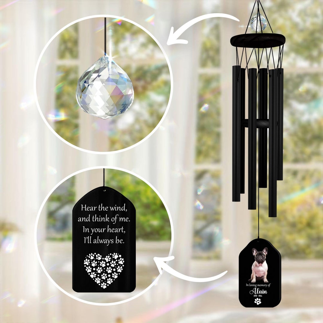 Personalized Pet Wind Chimes,pet Loss Gift,pet Memorial,dog Cat ...