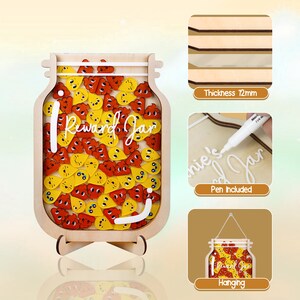 Potty Reward Jar, Potty Training Jar, Kids Toilet Reward, Good Behavior ...