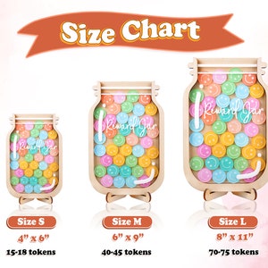 Smiley Face Reward Jar, Personalised Gift for Teacher, Colorful ...