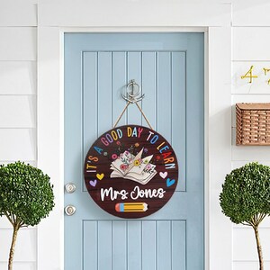 Teacher Doorsign, Back to School Gift, Teacher Appreciation, Teacher ...