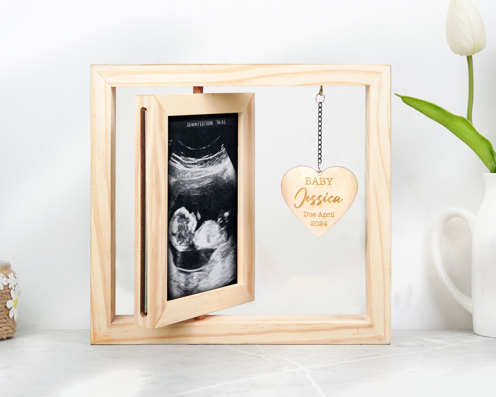 Hi Grandma Photo Frame, Family Pregnancy Announcement, Baby ...