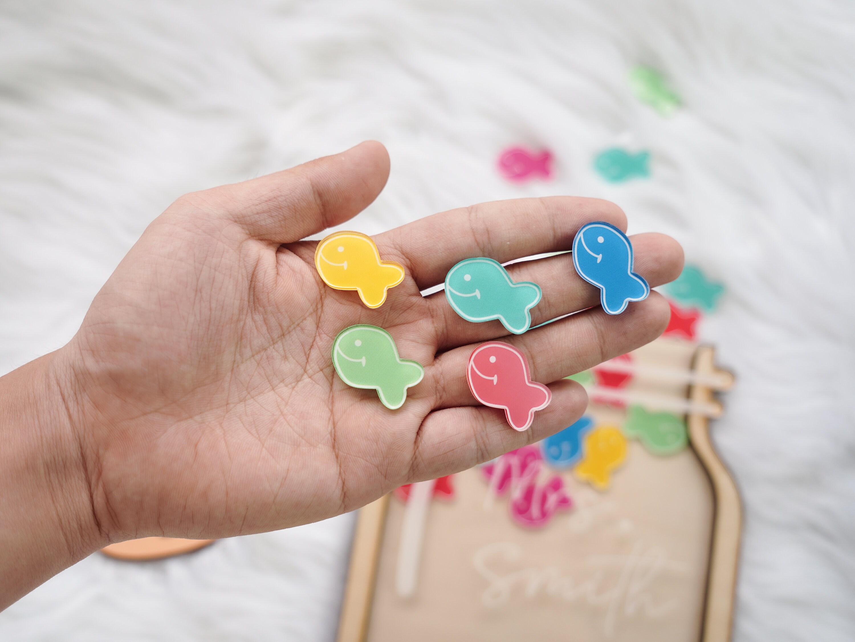 Smiley Face Reward Jar, Personalised Gift for Teacher, Colorful ...