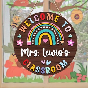 Teacher Doorsign, Back to School Gift, Teacher Appreciation, Teacher ...