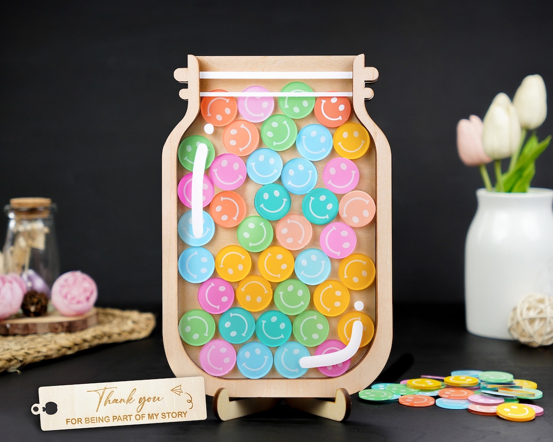 Smiley Face Reward Jar, Classroom Decor, DIY Reward Jar, Back to School ...