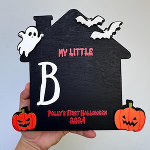 DIY Halloween Footprint Art, Baby’s First Halloween Keepsake, Halloween ...