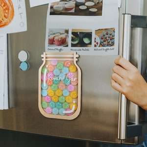 Smiley Face Reward Jar, Personalised Gift for Teacher, Colorful ...