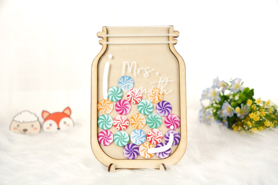 Candy Jar Reward Jar, Reward Jar for Kids, Lollipop Candy Classroom ...