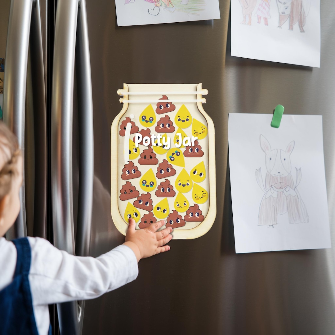 Potty Training Reward Jar, Kids Toilet Reward, Poo Tokens, Potty Jar ...