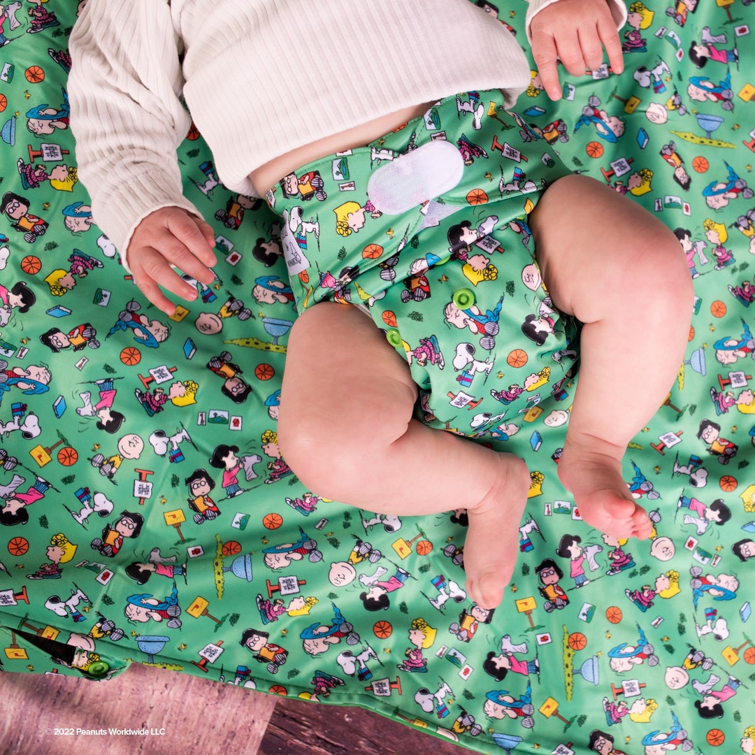 Snoopy Cloth Diaper: the Green Collection, Wipeable Swim Nappy - Etsy