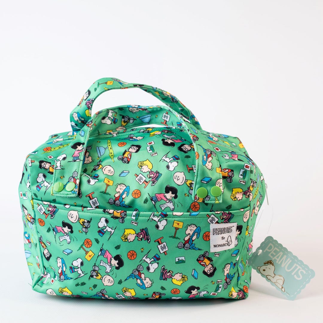 Snoopy Green Collection Pod Bag Waterproof Camping/gym/swim/baby/nappy ...