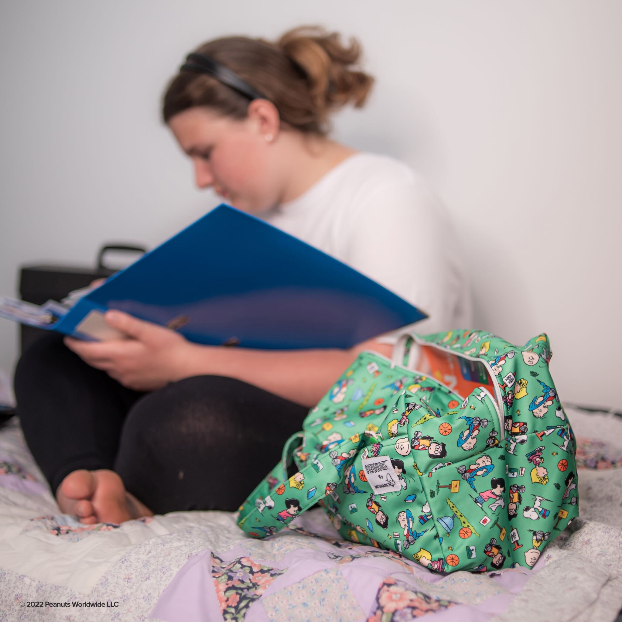 Snoopy Green Collection Pod Bag Waterproof Camping/gym/swim/baby/nappy ...