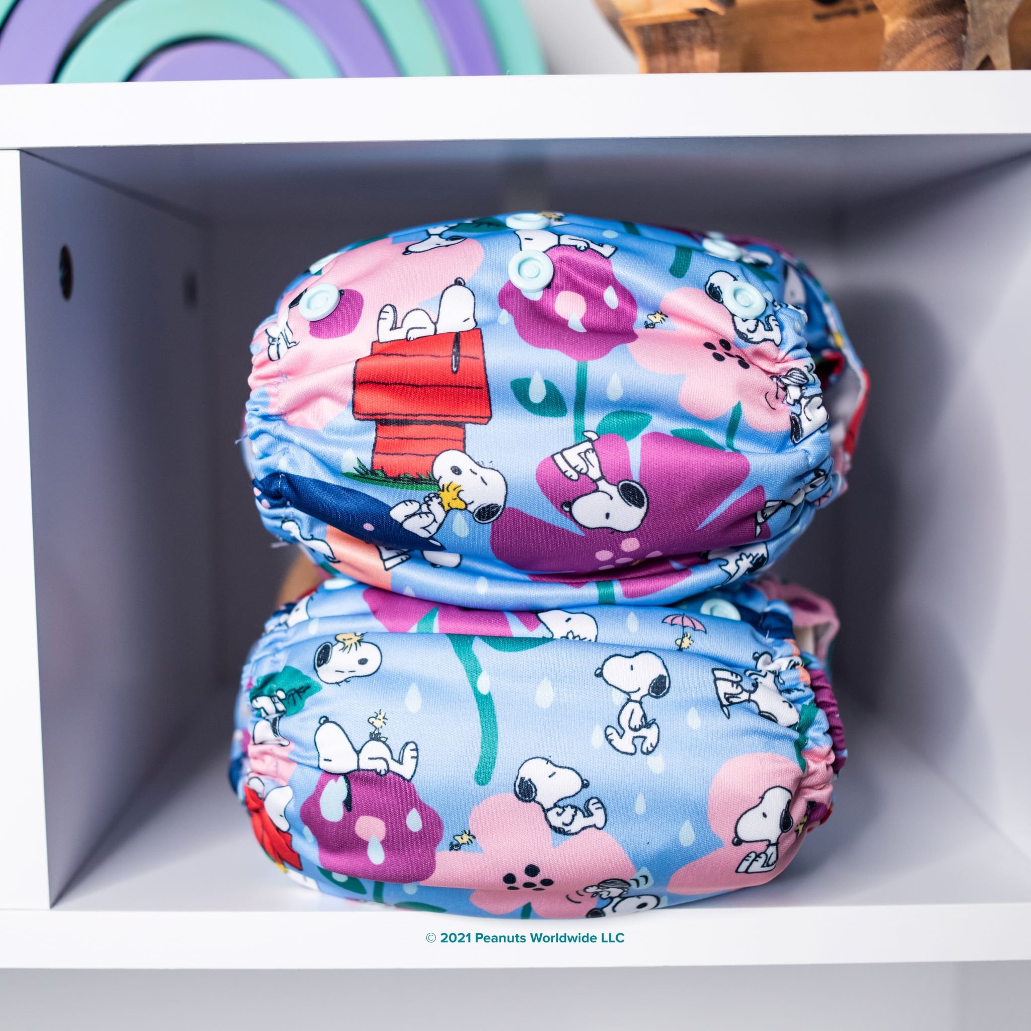 Snoopy Peanuts Cloth Diaper: Wipeable Swim Nappy With Absorbent Inserts ...