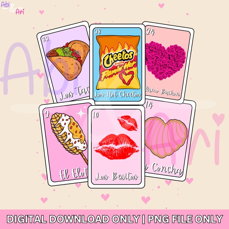 Valentine Loteria Card | Mexican Valentine Shirt | Valentine PNG ...