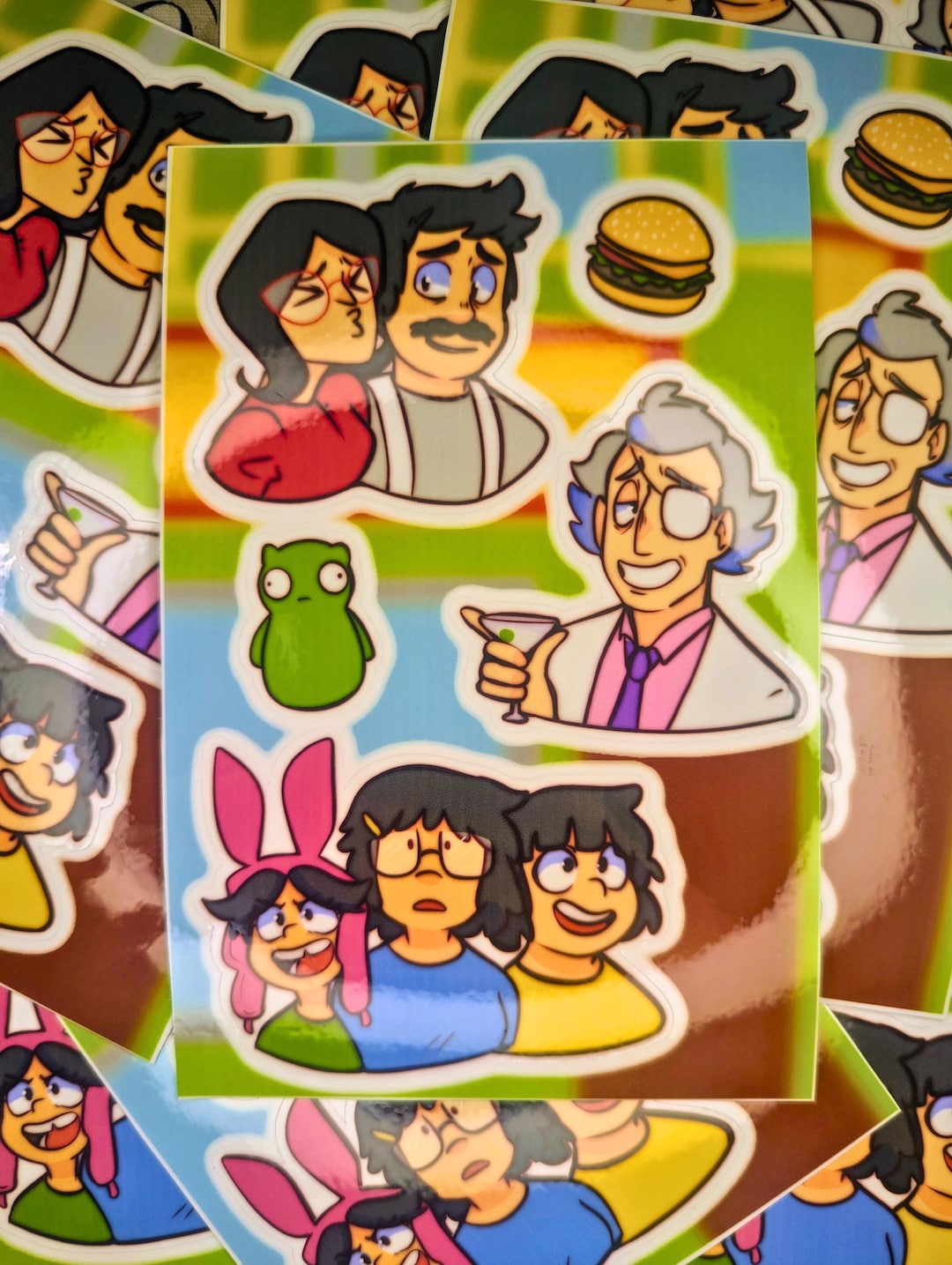 Bob's Burgers Sticker Sheet - Etsy