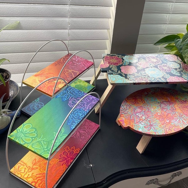 Colored Shelves - Etsy