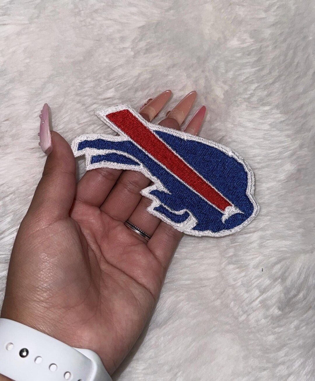 Buffalo Bi/lls Embroidered Iron on Patch - Etsy