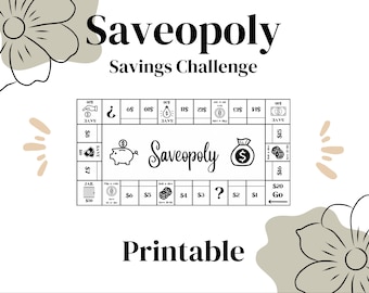 Saveopoly Game Board Saveopoly Savings Challenge Game Money Saving ...