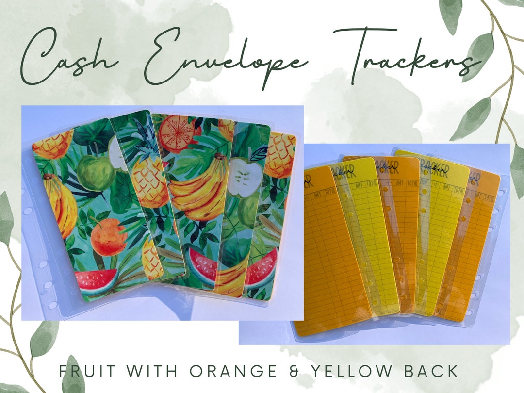 Fruit Cash Envelope Trackers - Etsy