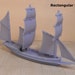 Xebec Sailing Ship Gaming Miniature 3D Printed Ship Compatible With Dnd ...